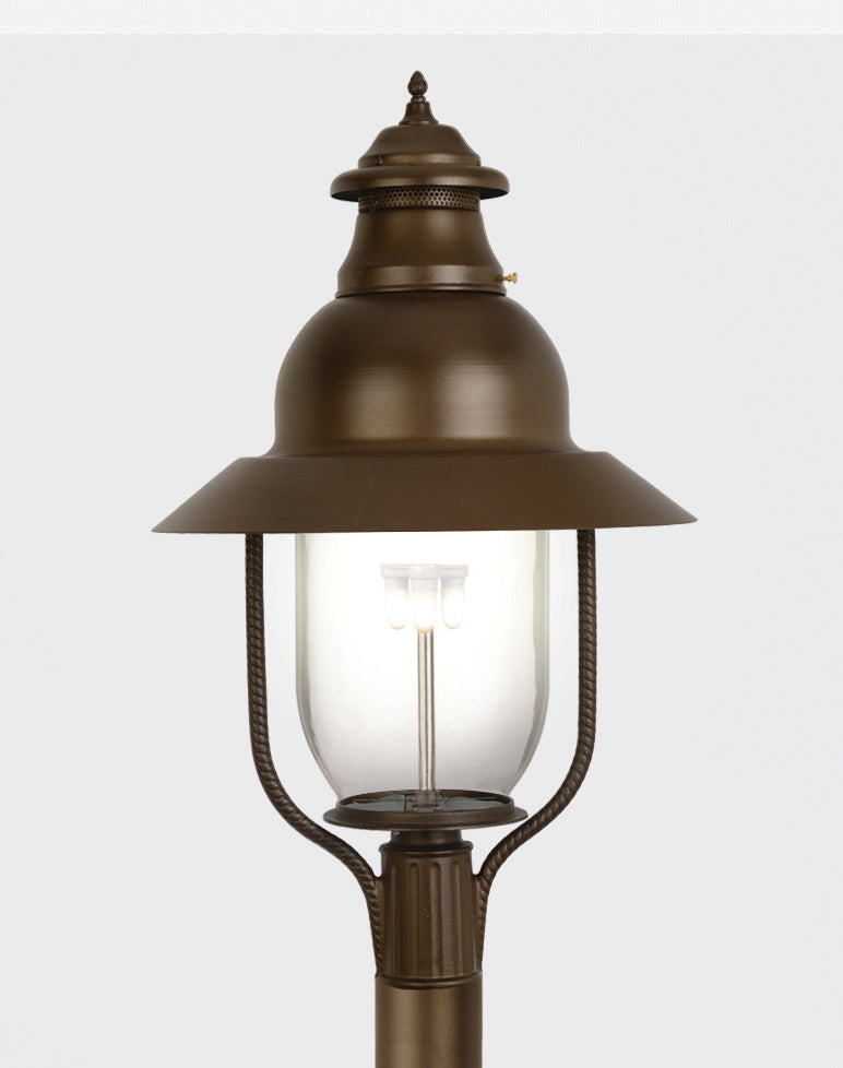 The Apollo 4300 Post Mount Gaslight by American Gas Lamp Works ...