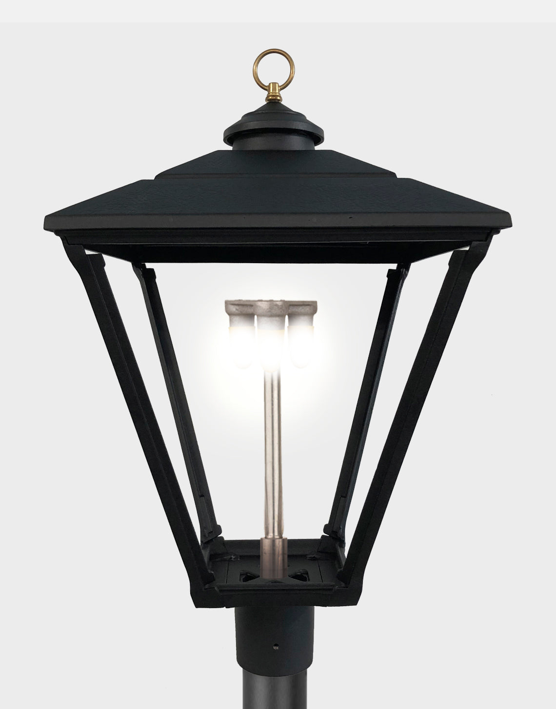 The Baldwin 3800H Post Mounted Gaslight by American Gas Lamp Works ...