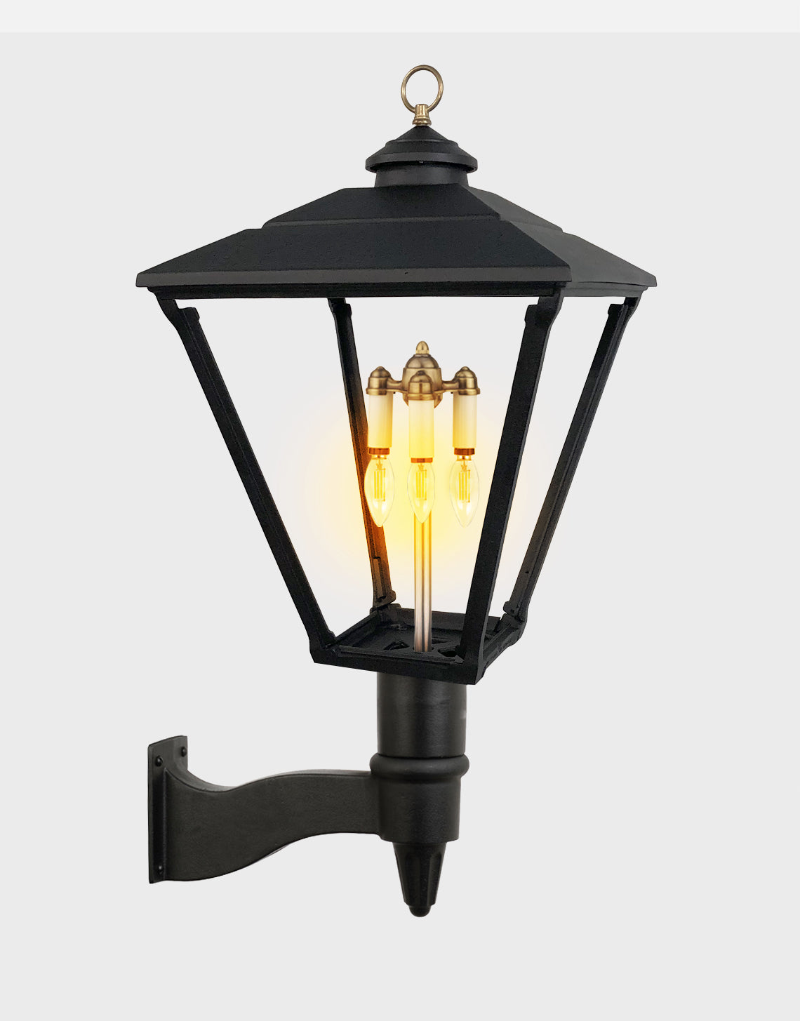 The Baldwin 3800W Wall Mount Gaslight by American Gas Lamp Works ...