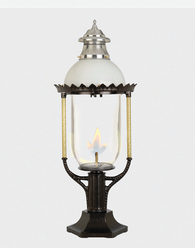 The Boulevard 3600R Pier Mount Gaslight by American Gas Lamp Works ...