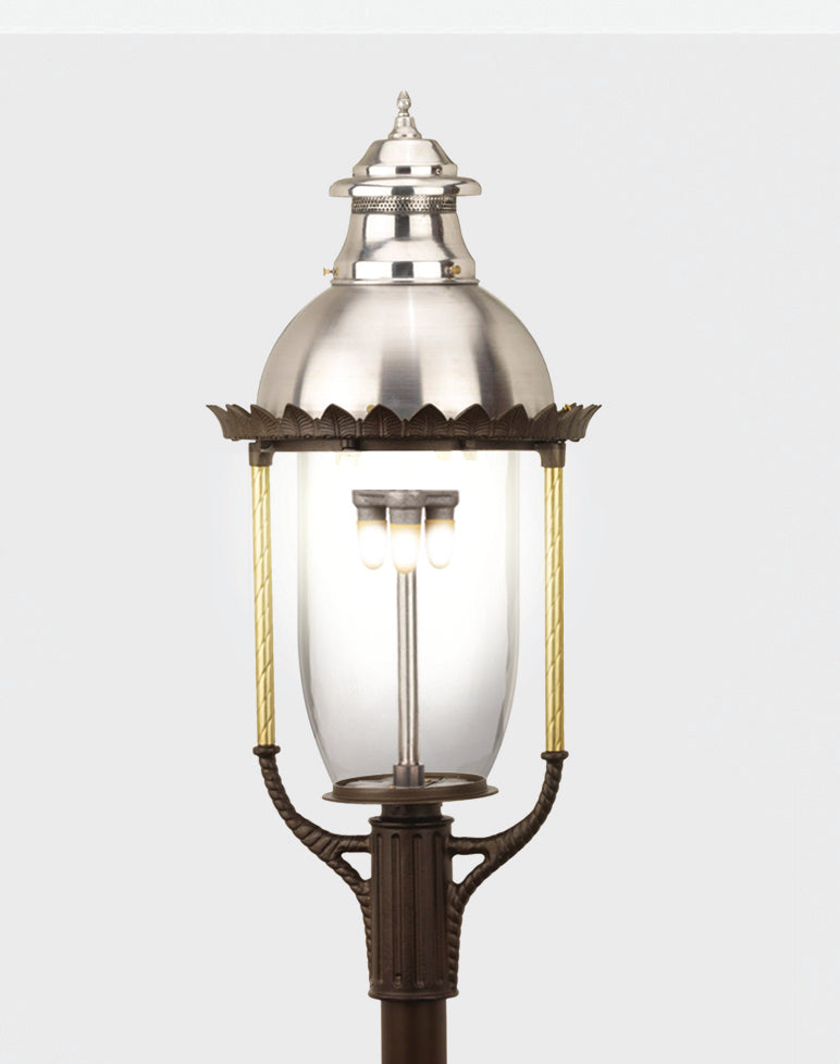 The Boulevard 3600H Post Mount Gaslight by American Gas Lamp Works ...