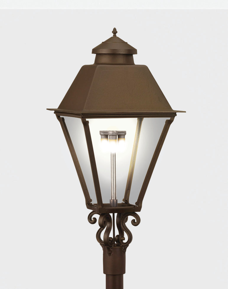 The Coachman 3000H Post Mount Gaslight by American Gas Lamp Works ...