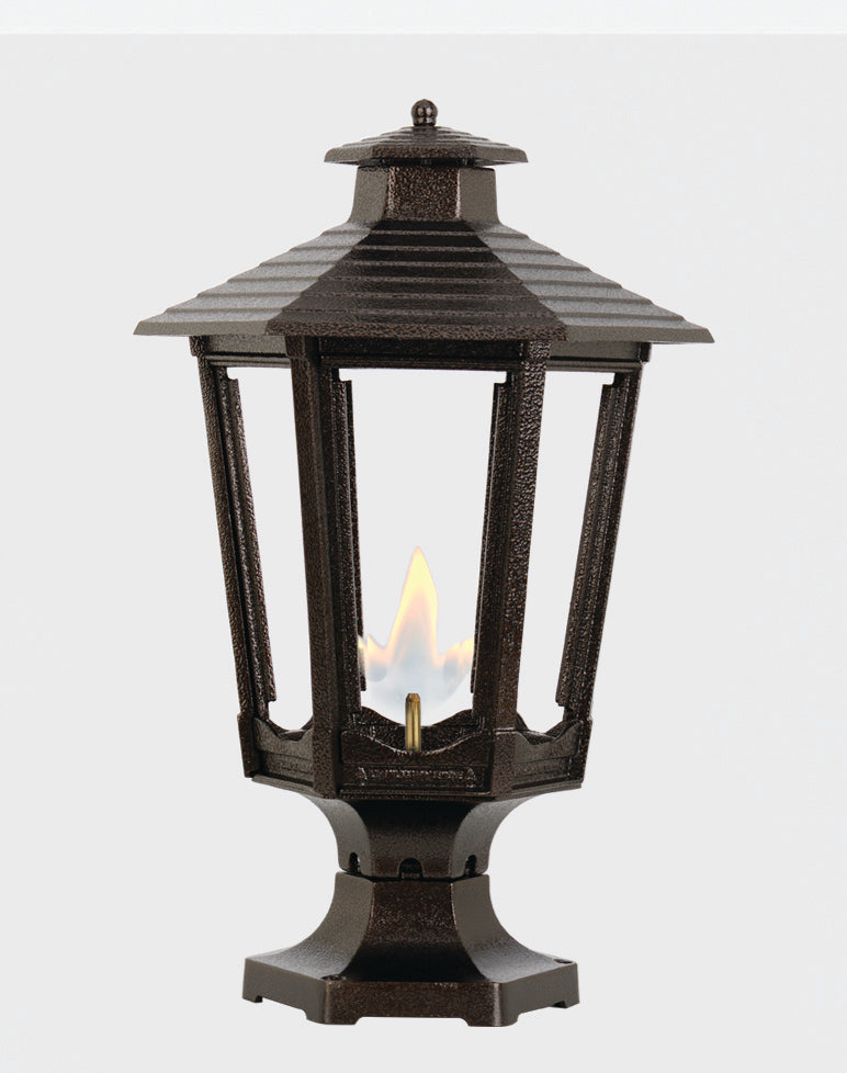 The Cosmopolitan 1600R Pier Mount Gaslight by American Gas Lamp Works ...