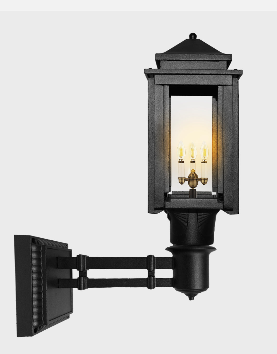 The Craftsman 1100W Wall Mount Gaslight by American Gas Lamp Works ...