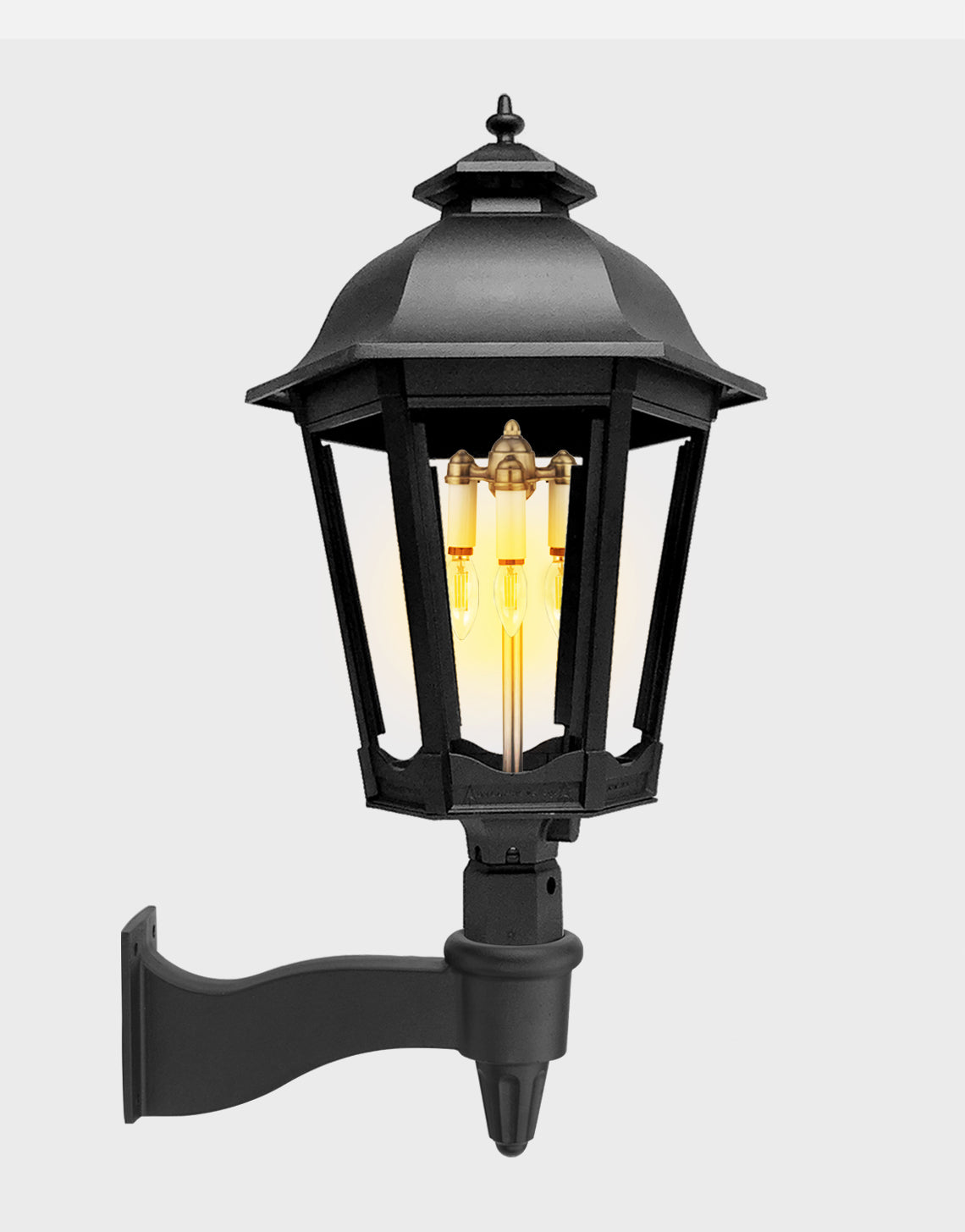 The Grand Bavarian 3200W Wall Mount Gaslight by American Gas Lamp Works ...
