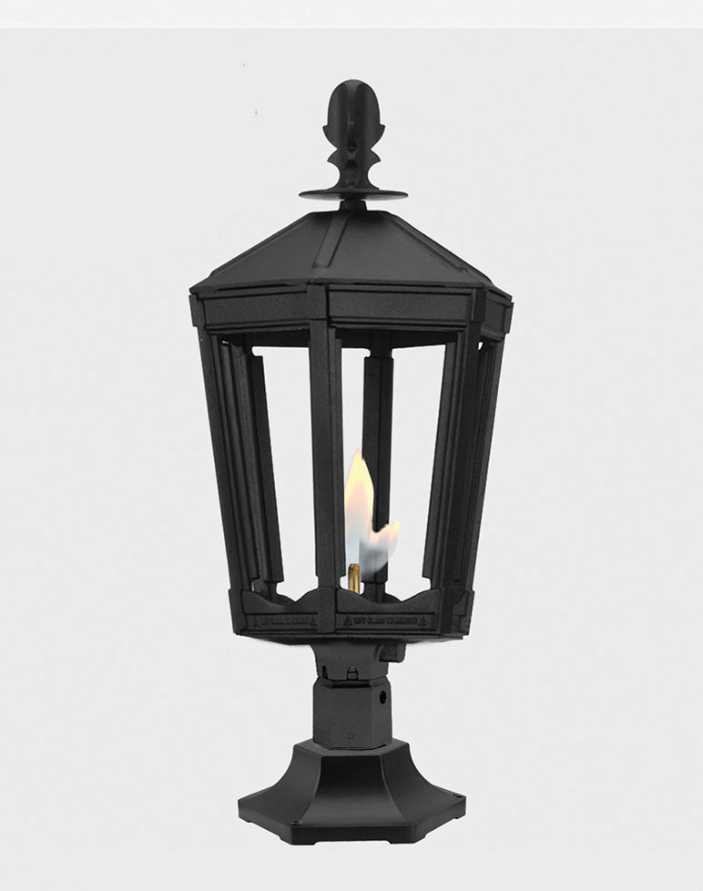 The Grand Vienna 3100R Pier Mount Gaslight by American Gas Lamp Works ...