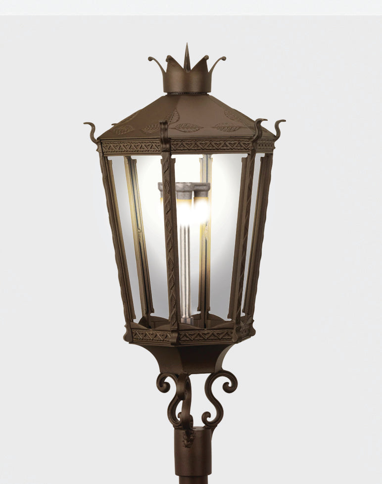 The Kronberg 9000H Post Mount Gaslight by American Gas Lamp Works ...