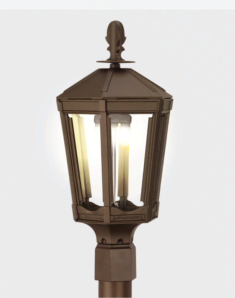 The Vienna 1000H Post Mount Gaslight by American Gas Lamp Works ...