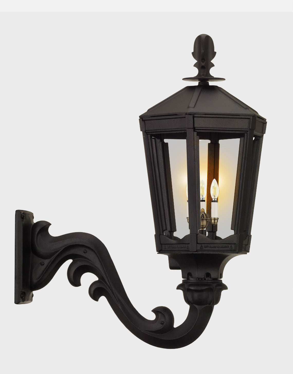 The Vienna 1000W Wall Mount Gaslight by American Gas Lamp Works ...