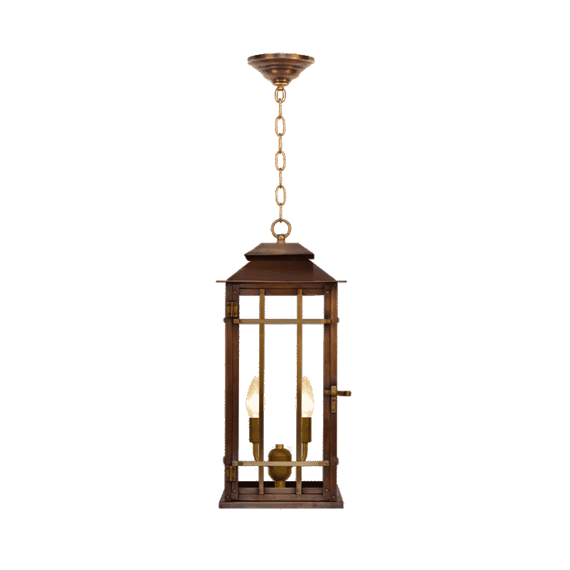 Badlands Lantern with Hanging Chain Mount – Gaslights.com