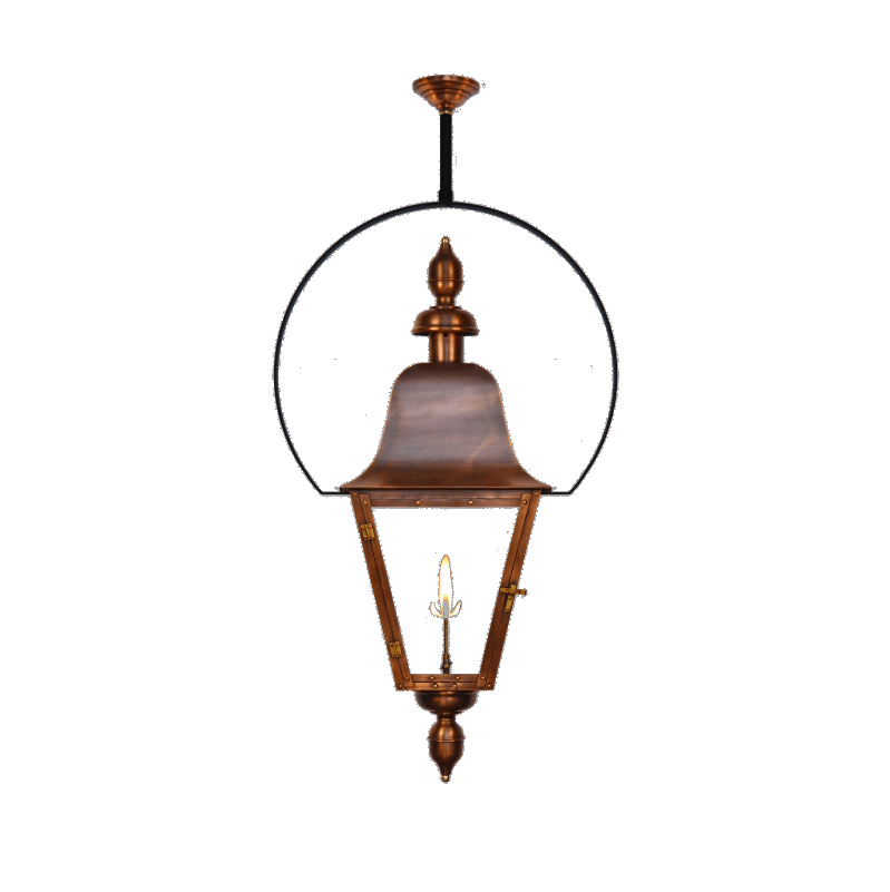Belmont Lantern with Hanging Classic Yoke – Gaslights.com