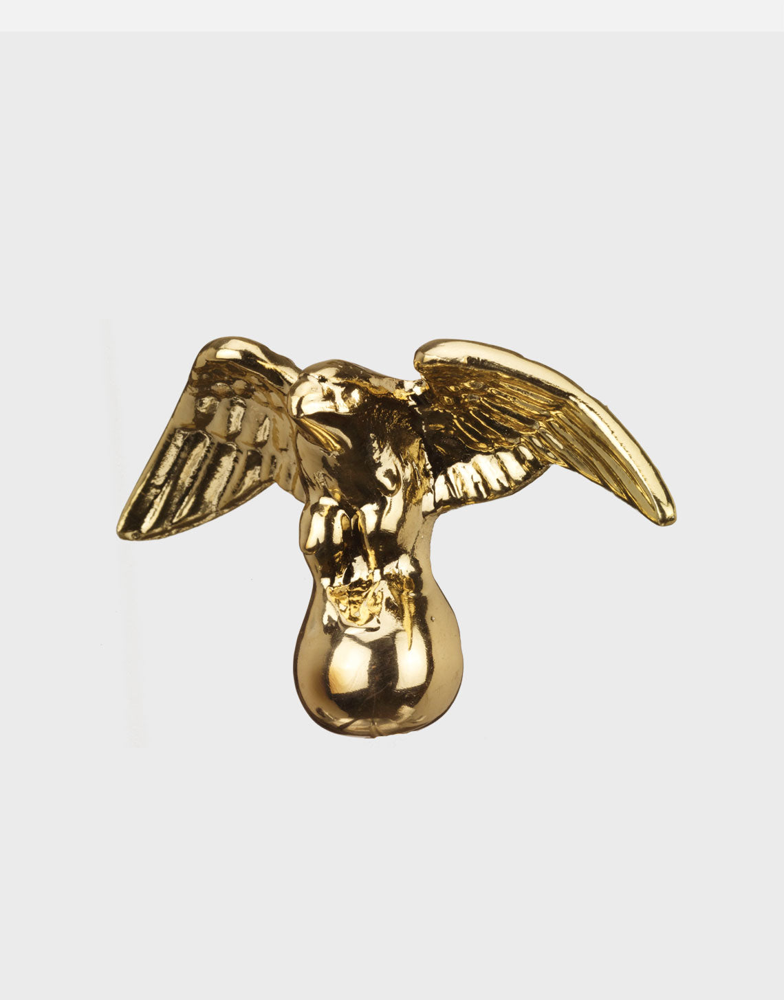 AGLW - Brass Plated Eagle Gaslight Finial - F06 | Gaslights.com