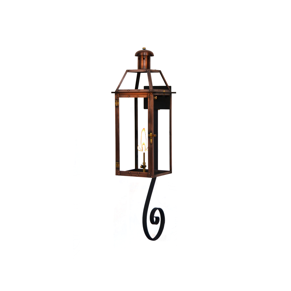 Oakley Lantern with Bottom Scroll – Gaslights.com