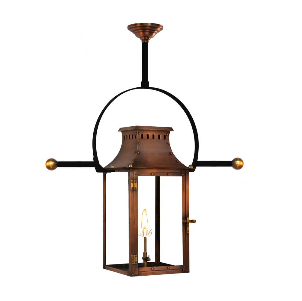 Market Street Lantern with Hanging Classic Yoke Ladder Rest – Gaslights.com