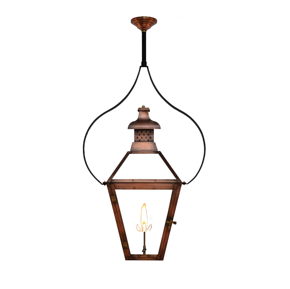 Pebble Hill Lantern with Hanging Pendent Yoke – Gaslights.com