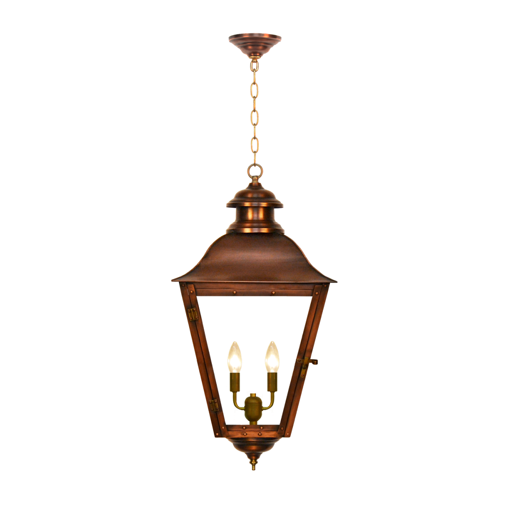 State Street Lantern with Hanging Chain Mount – Gaslights.com